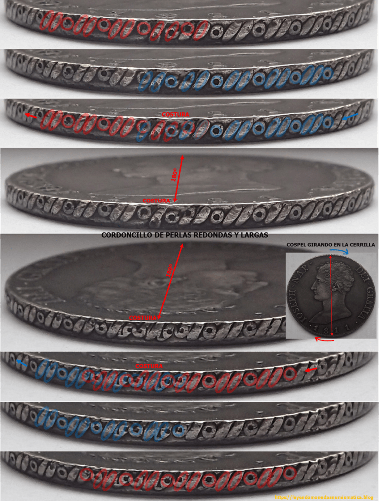 LA CERRILLA. La Costura. ACUÑACION A VOLANTE SIN VIROLA. El Canto del ...